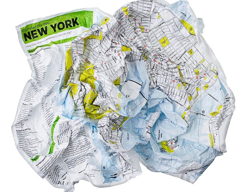 Crumpled Maps! How Come No One Has Come Up With Them Before? - Big Think