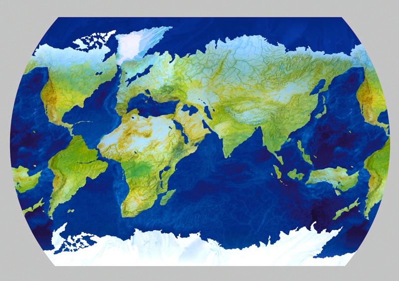 Upside Down or Downside Up, this World Map Looks True in Both ...