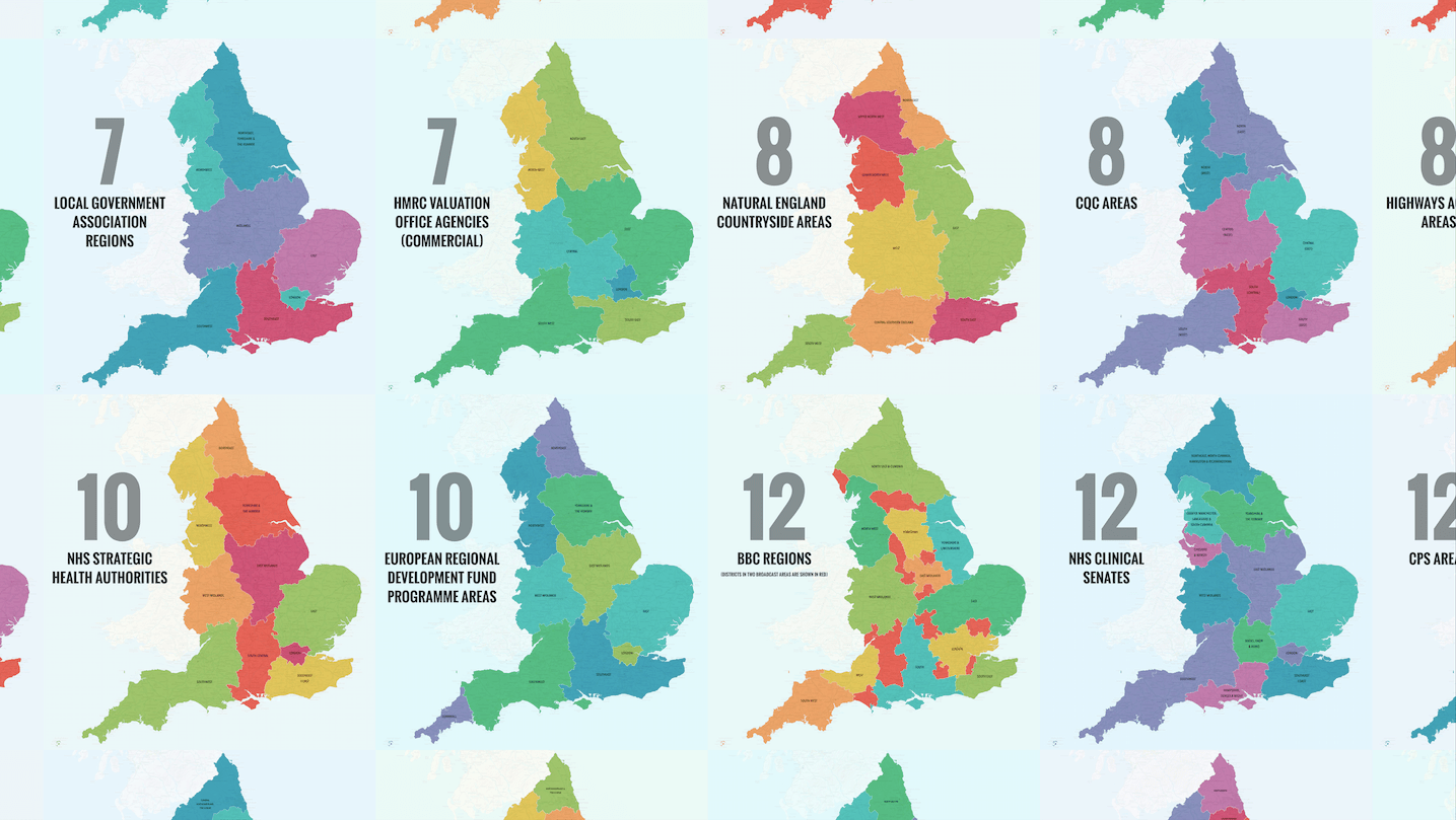 40 Ways to Carve Up England - Big Think