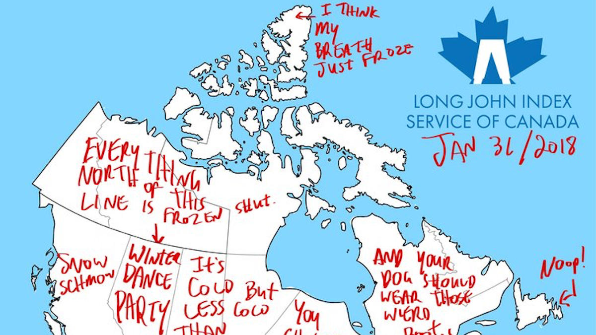 Should you wear long johns? There's a map for that - Big Think