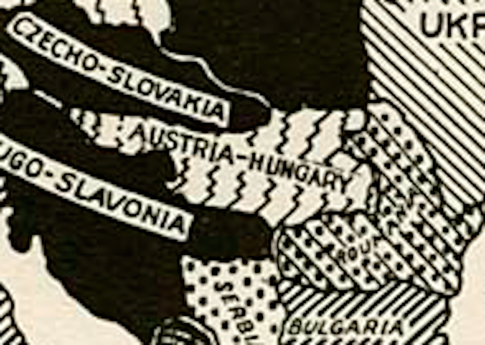Map shows U.S. effort to feed Europe after WWI - Big Think