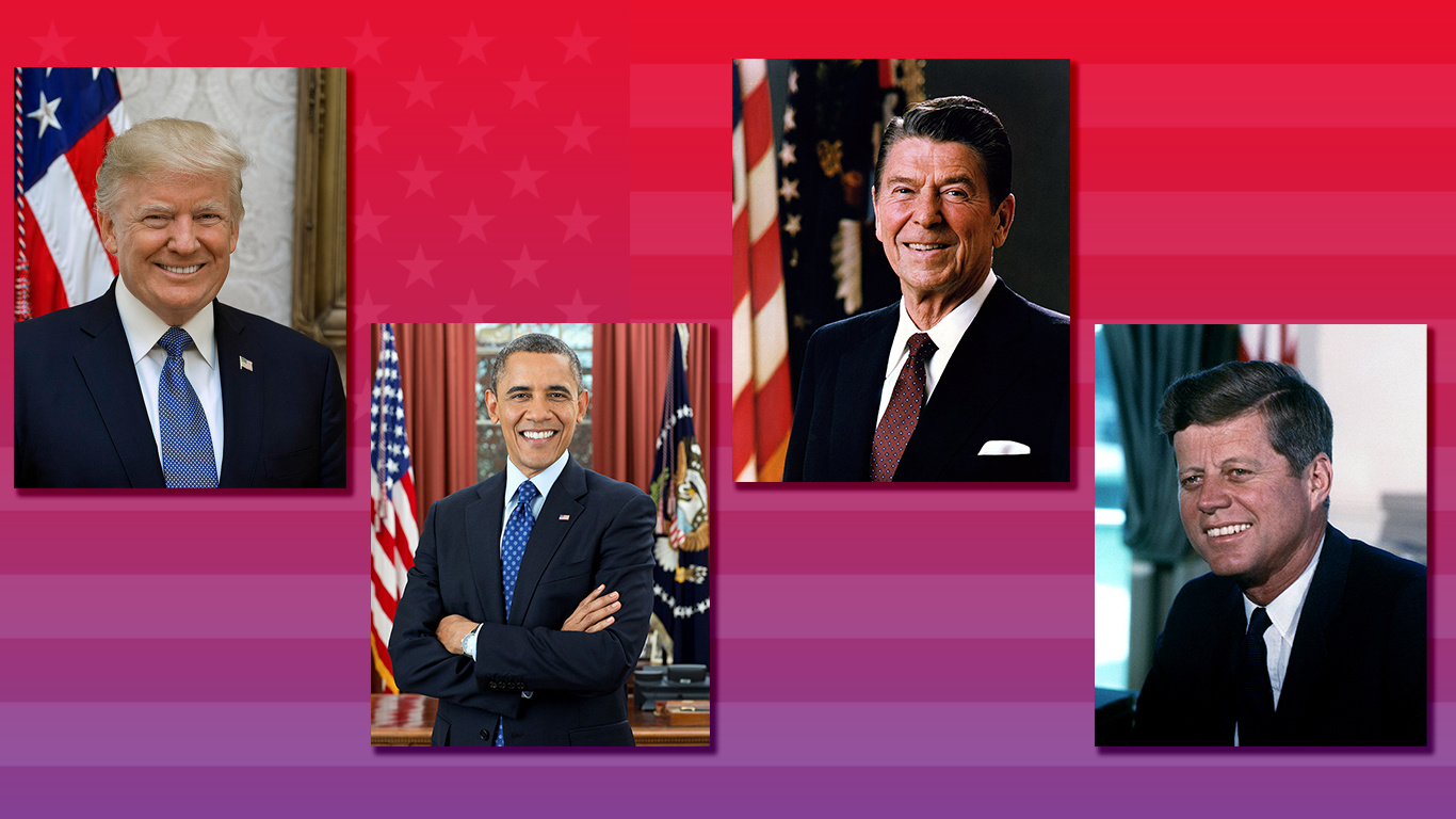 The previous experience of every US president since Theodore Roosevelt ...