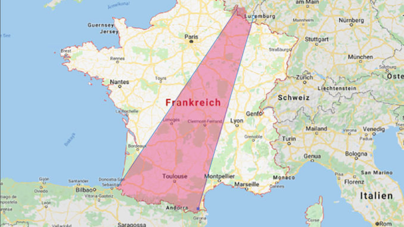 Squaring the Hexagon: France's Rectangular Départements - Big Think