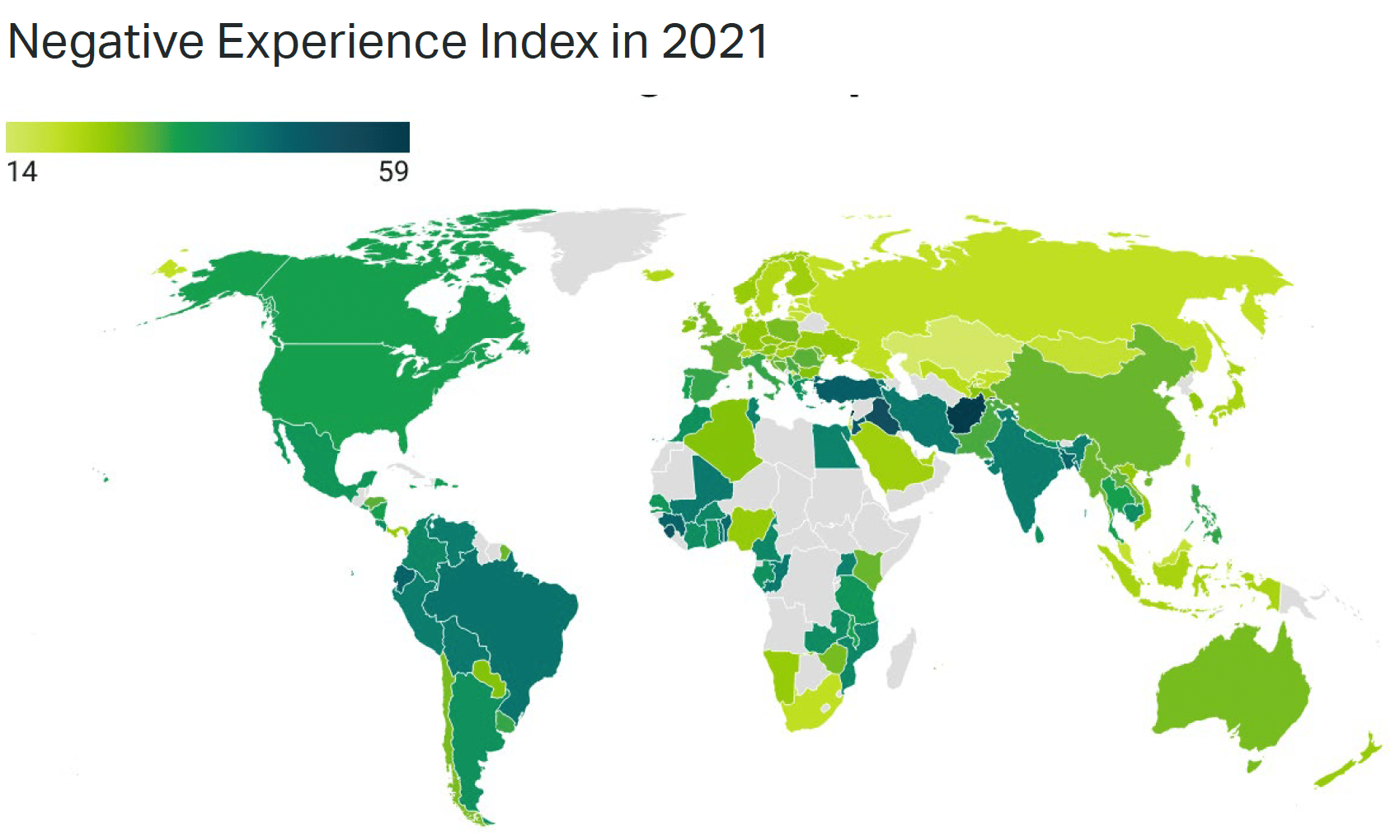 Global emotions map: We're more stressed out than ever - Big Think
