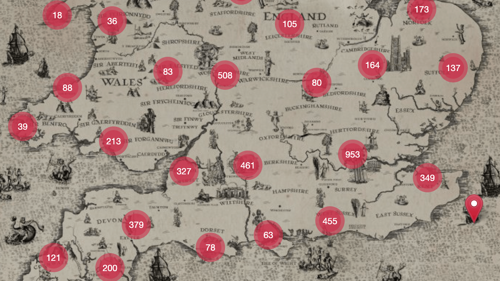 "Place of Poetry": An interactive map of bizarre poems - Big Think