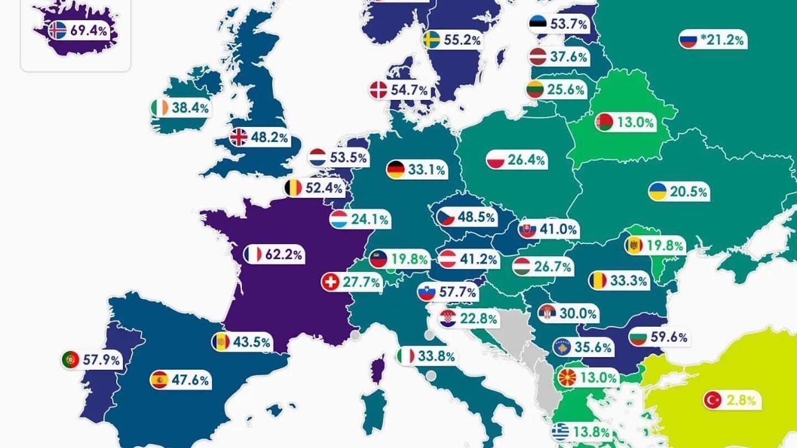 In 11 European countries, births out of wedlock are the majority - Big ...