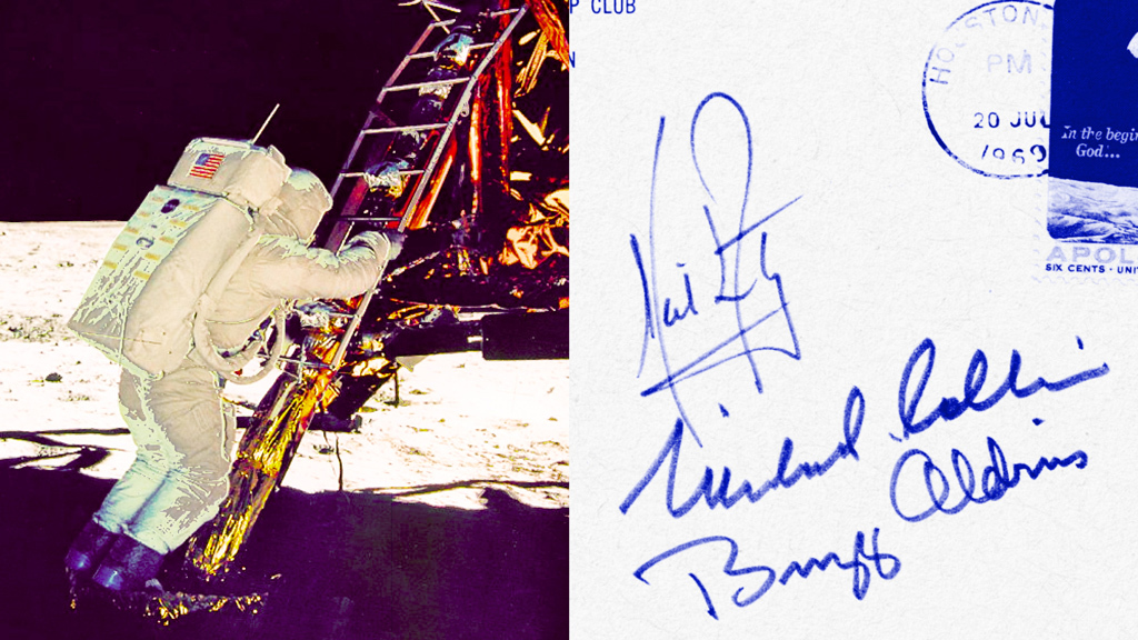 Why Apollo 11 astronauts signed tons of autographs — then stowed them ...