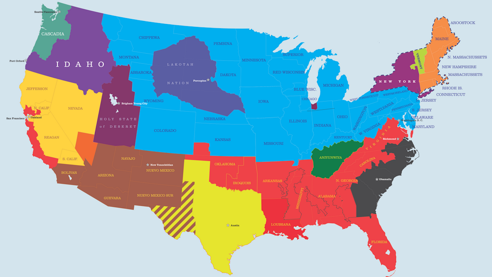 America’s post-apocalyptic maps reveal eerily familiar fault lines ...